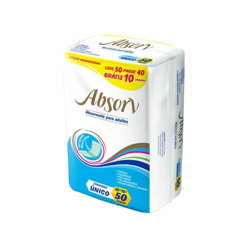 Absorvente Geriátrico Absorv Leve+ Pague- 7Y Distribuidora