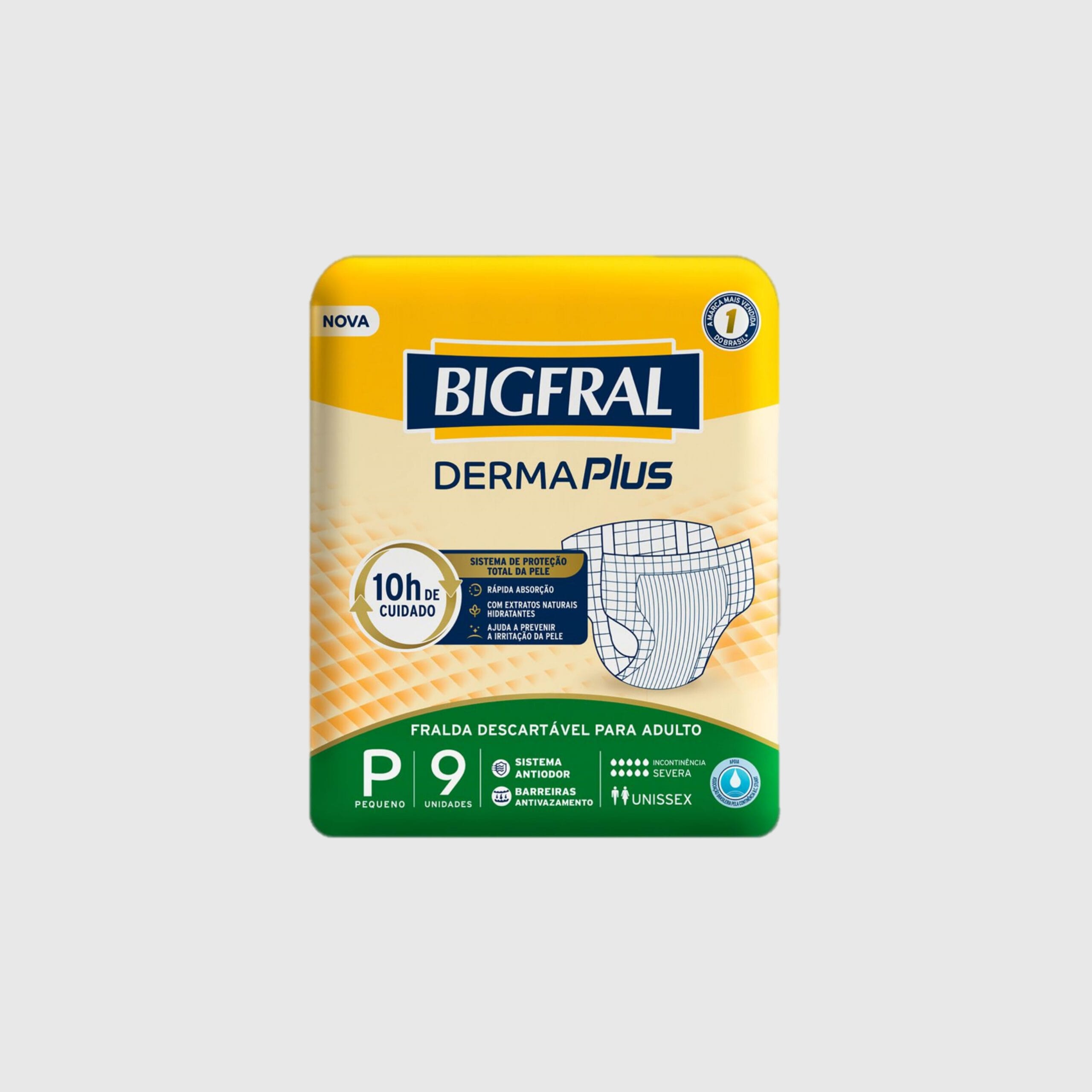 Fralda Adulto Bigfral Derma Plus - 7Y Distribuidora