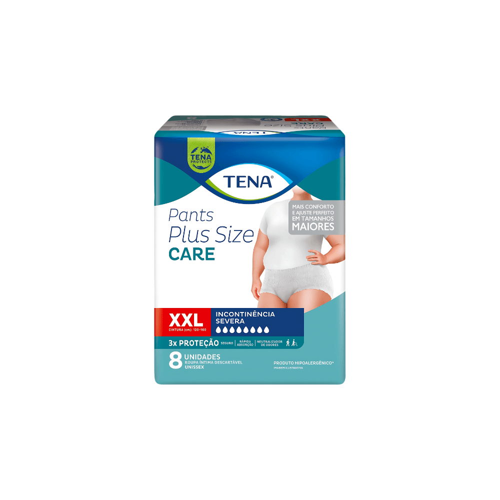Fralda Adulto Tena Pants Plus Size Care - 7Y Distribuidora